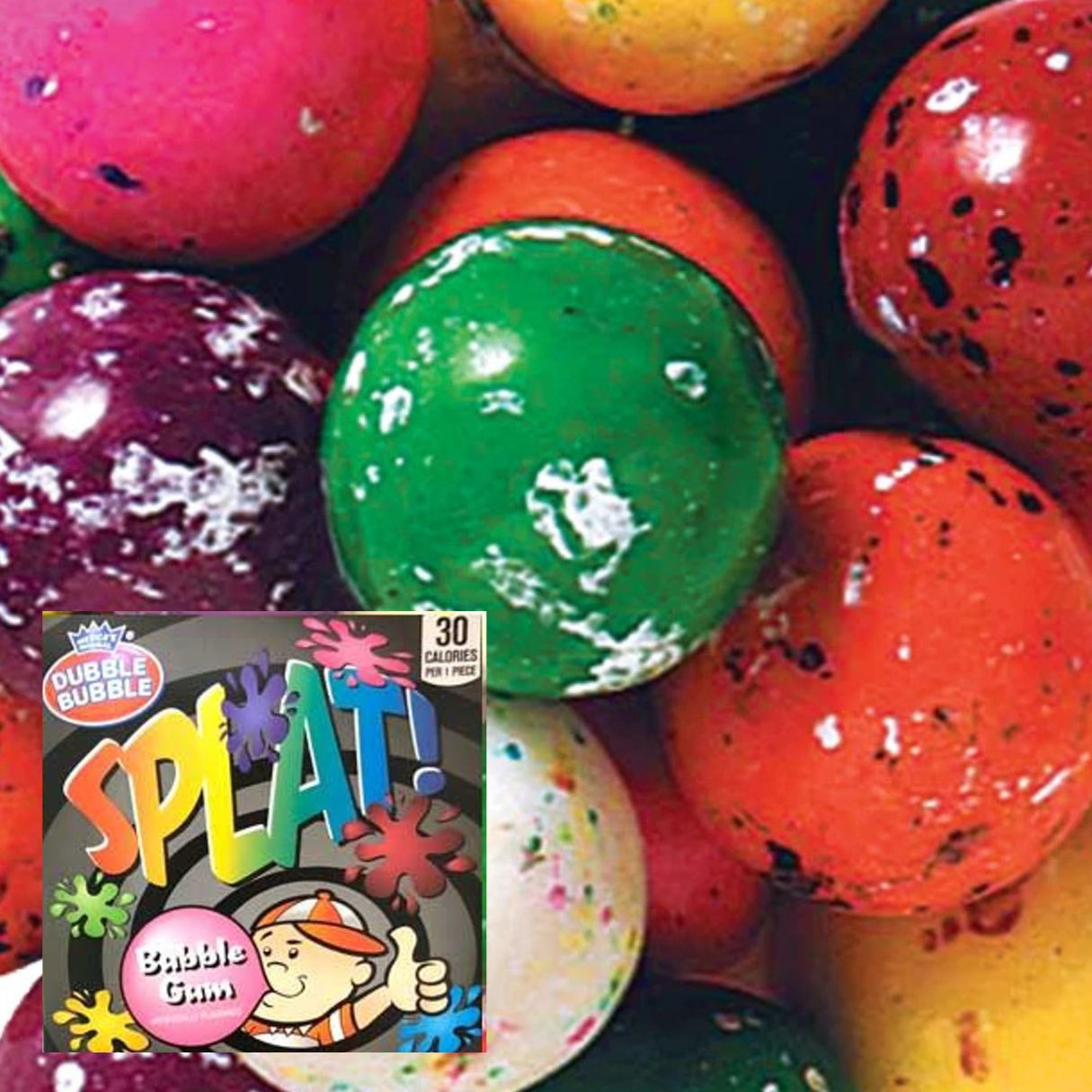 Dubble Bubble Splat Gumballs Bulk - 14.66lb – I Got Your Candy