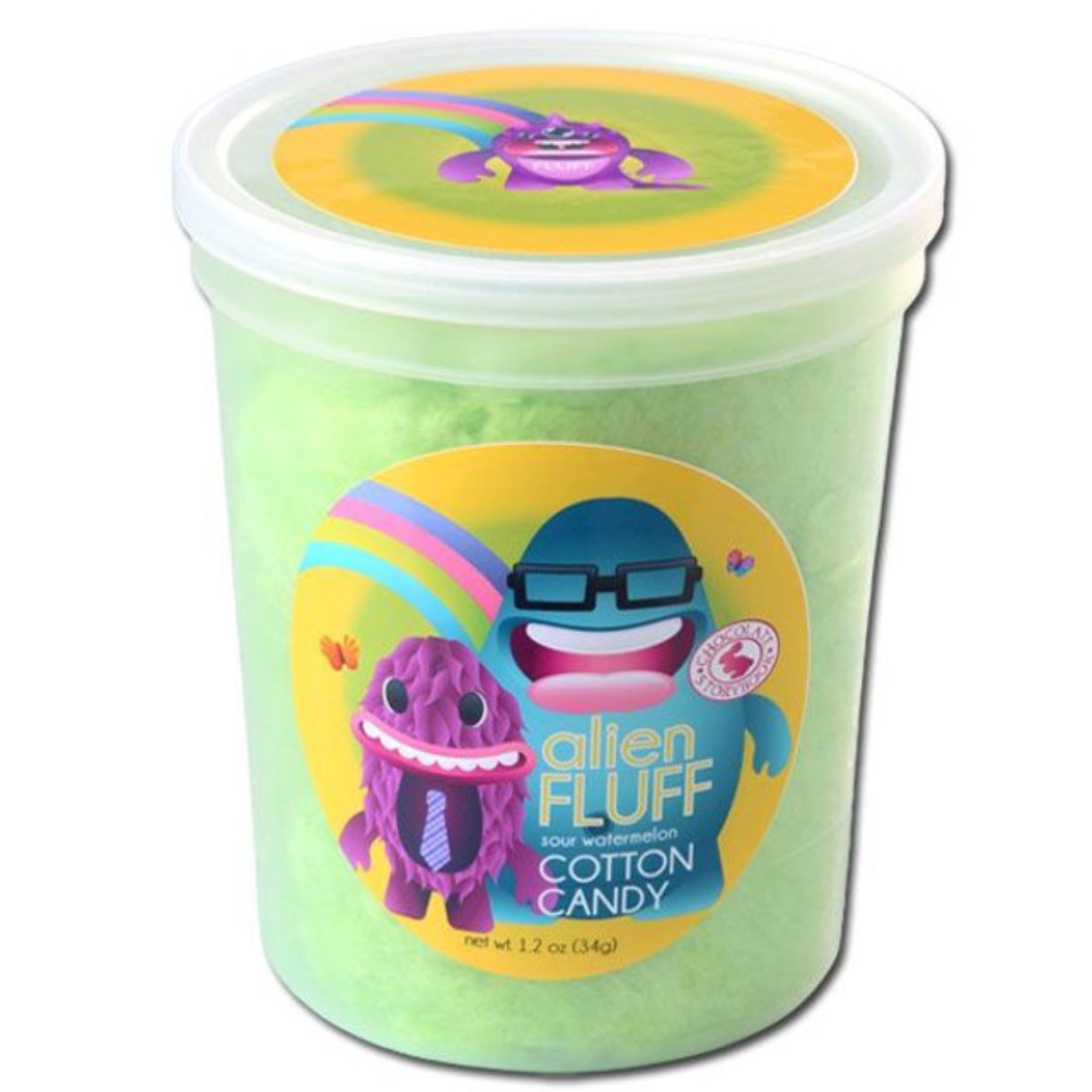 Alien Fluff Sour Watermelon Cotton Candy – I Got Your Candy