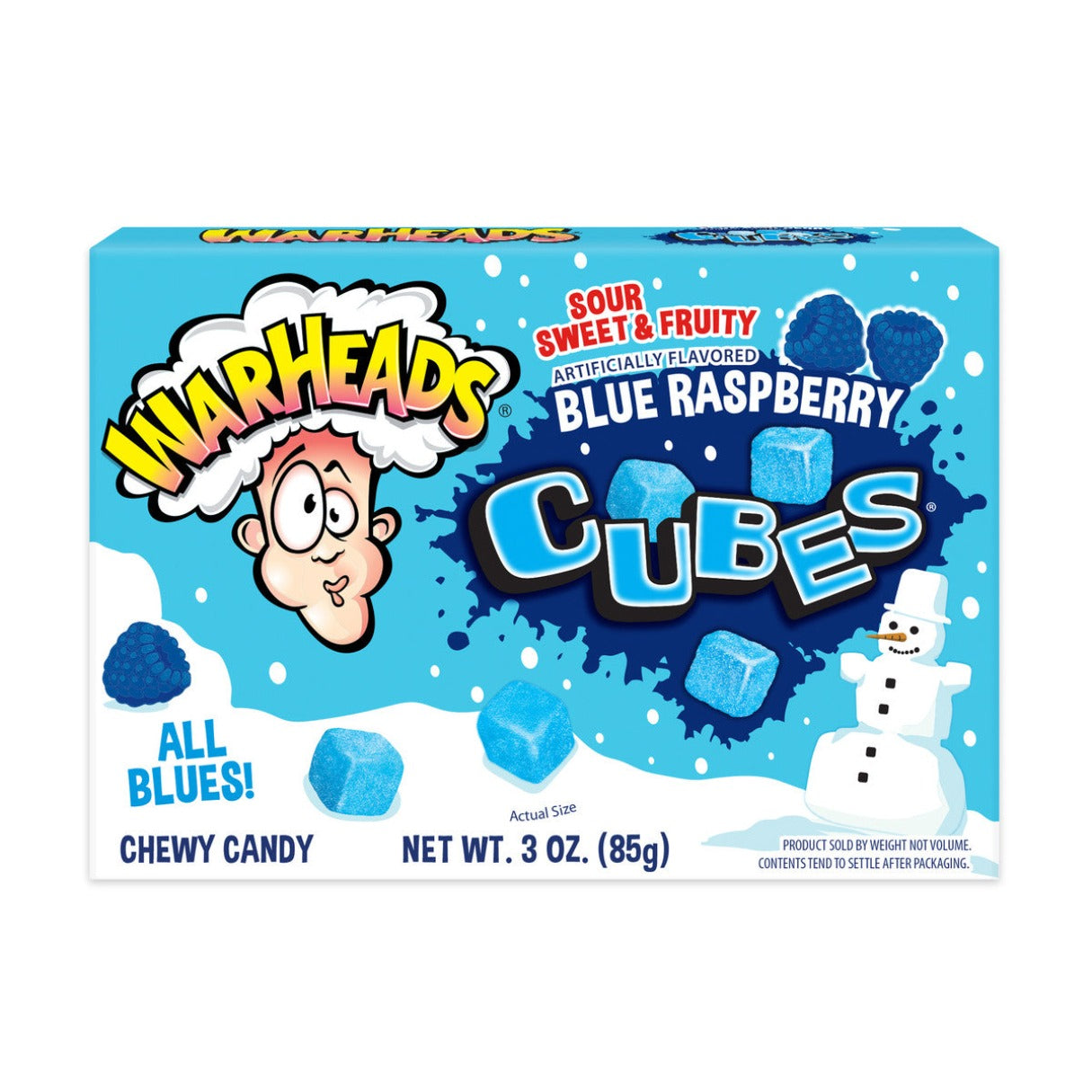 Warheads Blizzard Cubes Candy 3oz - 12ct – I Got Your Candy