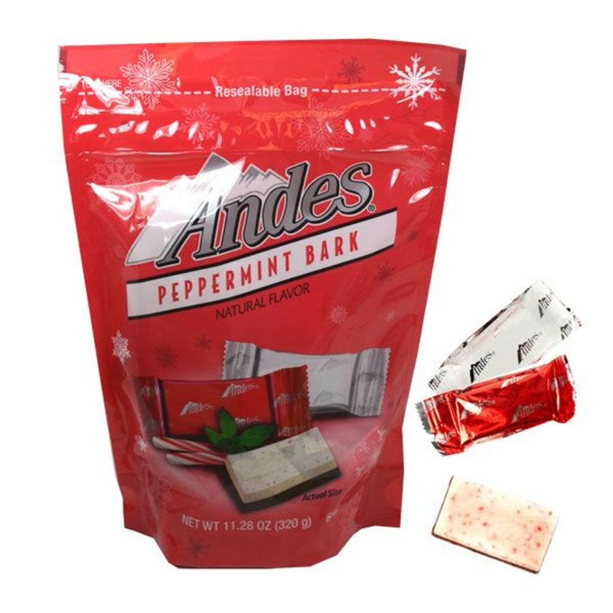 Andes Mints Peppermint Bark Bag 11.28oz - 12ct – I Got Your Candy