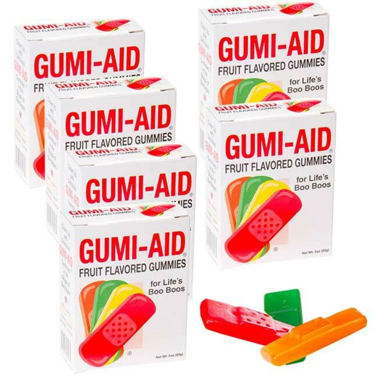 Gumi Aid Gummy Band-Aids 3oz - 12ct – I Got Your Candy