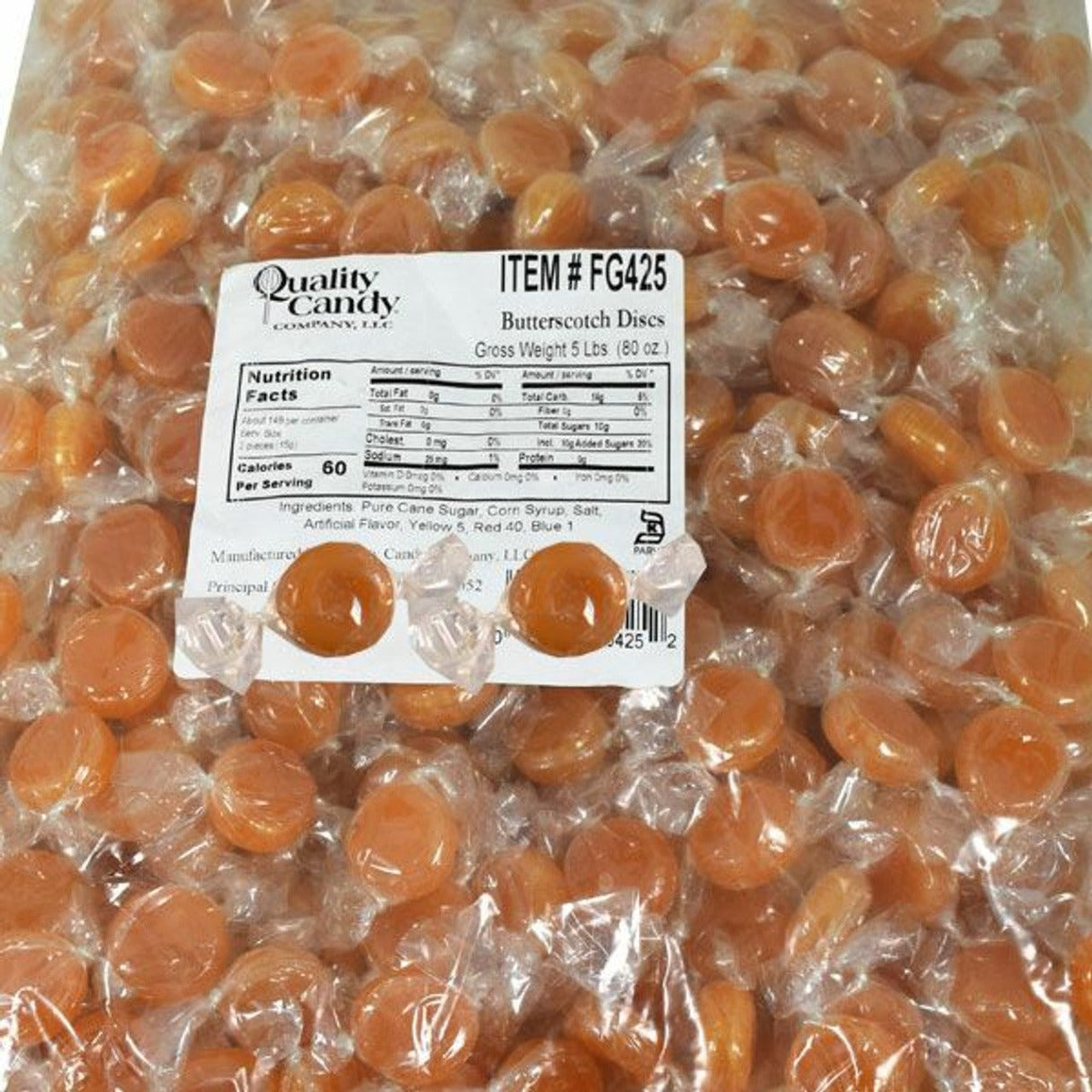Quality Candy Butterscotch Buttons Candies 5lb – I Got Your Candy
