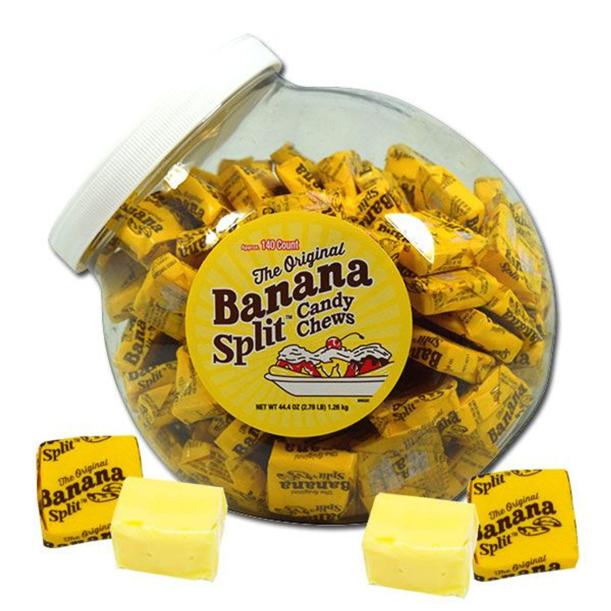 Banana Split Candy Chews 2.78oz - 140ct – I Got Your Candy