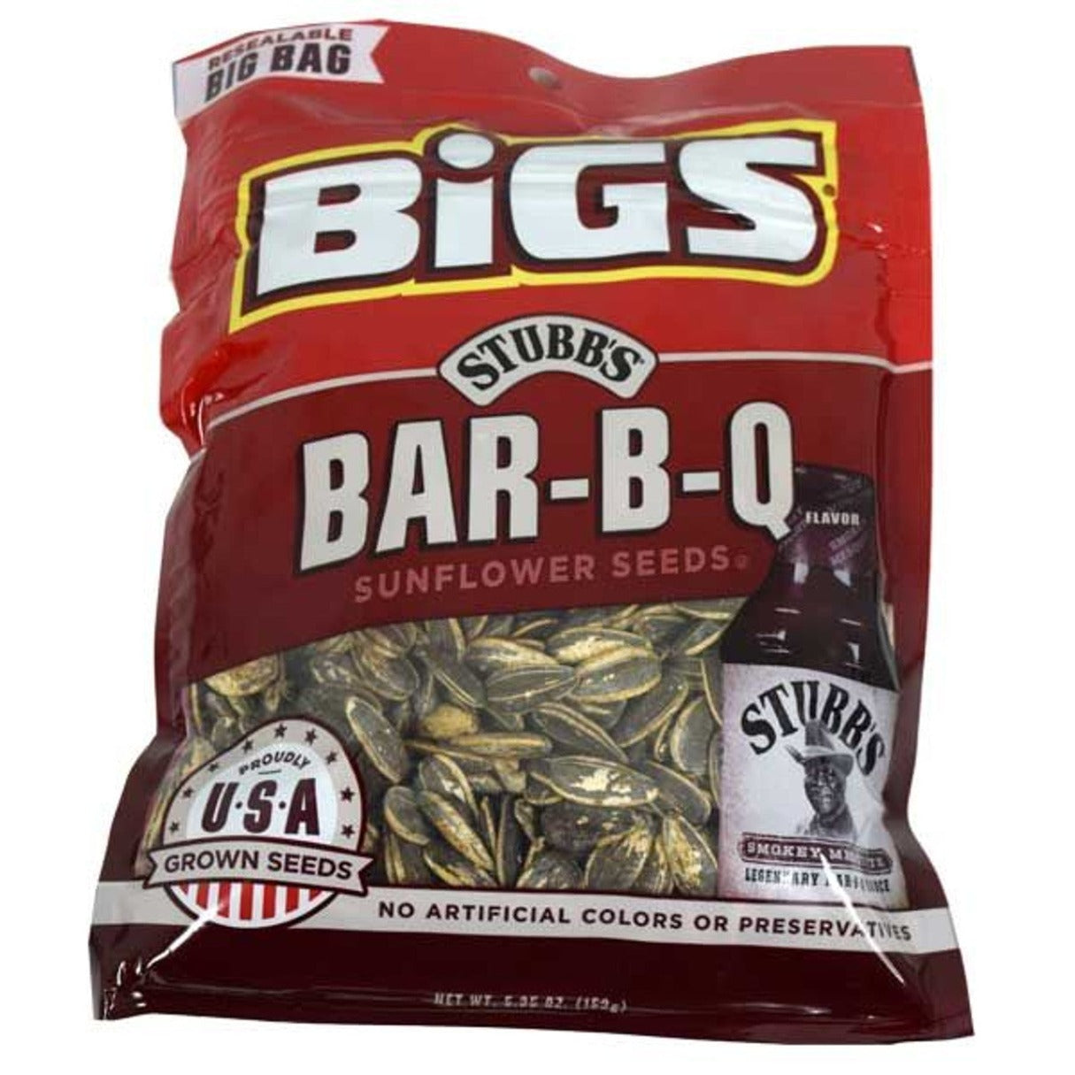 Bigs Smokey BBQ Sunflower Seeds 5.35oz - 12ct – I Got Your Candy