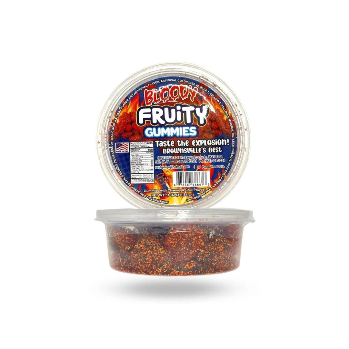 Parga Bloody Fruity Gummies 7oz - 24ct – I Got Your Candy