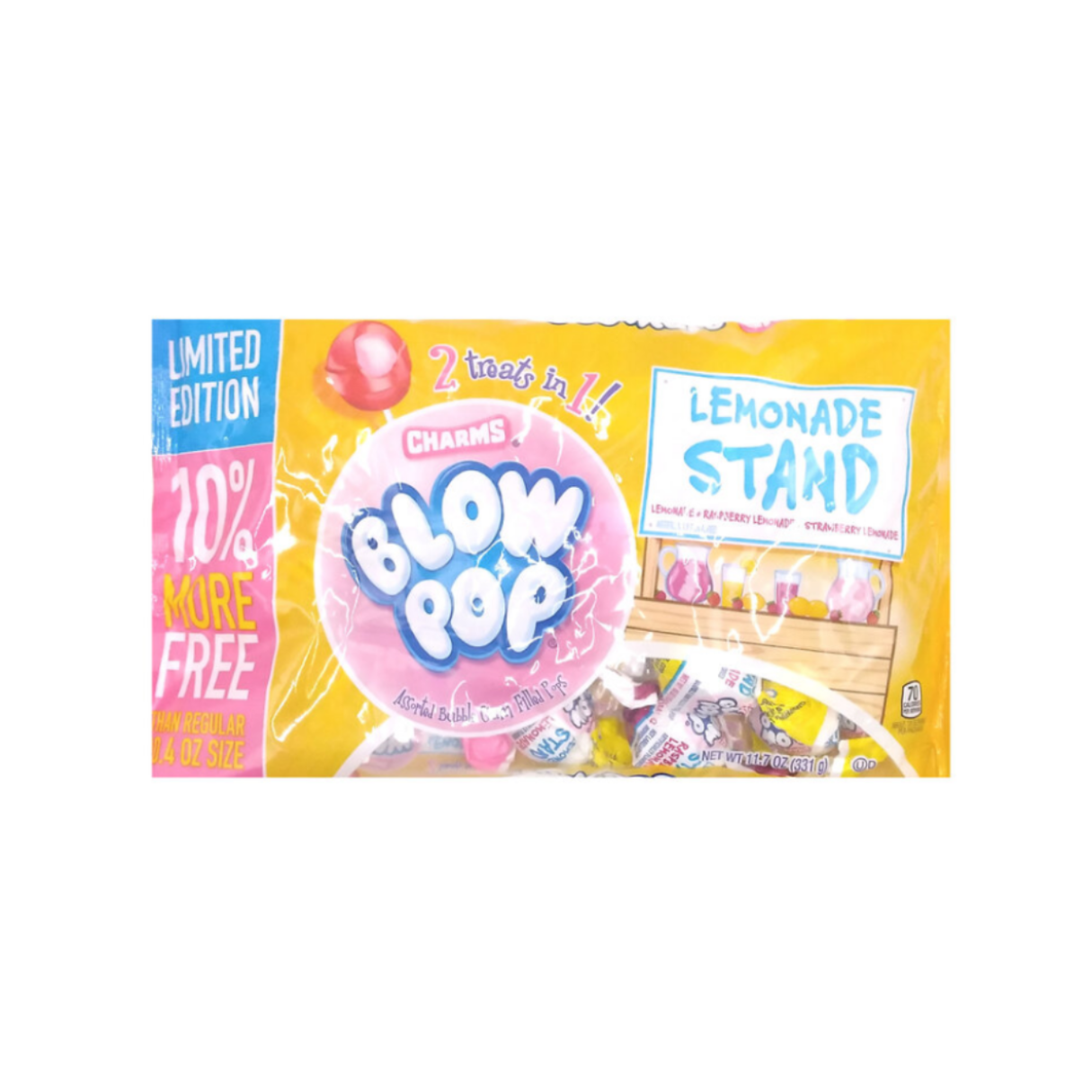 Charms Blow Pops Lemonade Stand 11.7oz - 6ct – I Got Your Candy