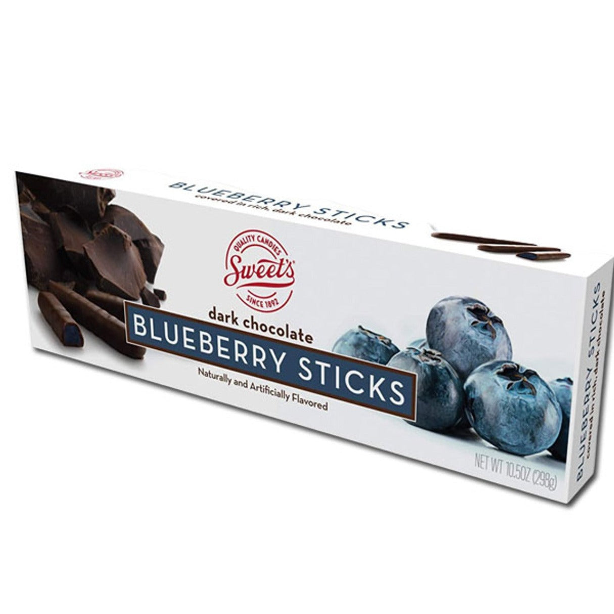 Sweet's Dark Chocolate Blueberry Sticks 10.5oz - 6ct – I Got Your Candy