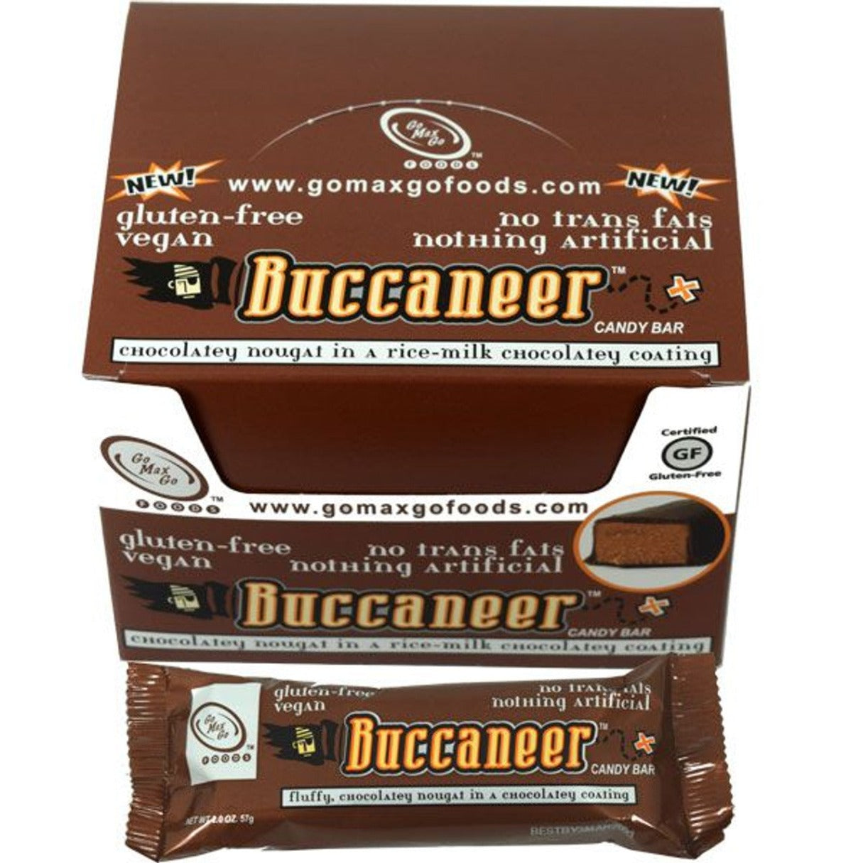 Buccaneer Vegan Candy Bars 2.1oz - 12ct – I Got Your Candy