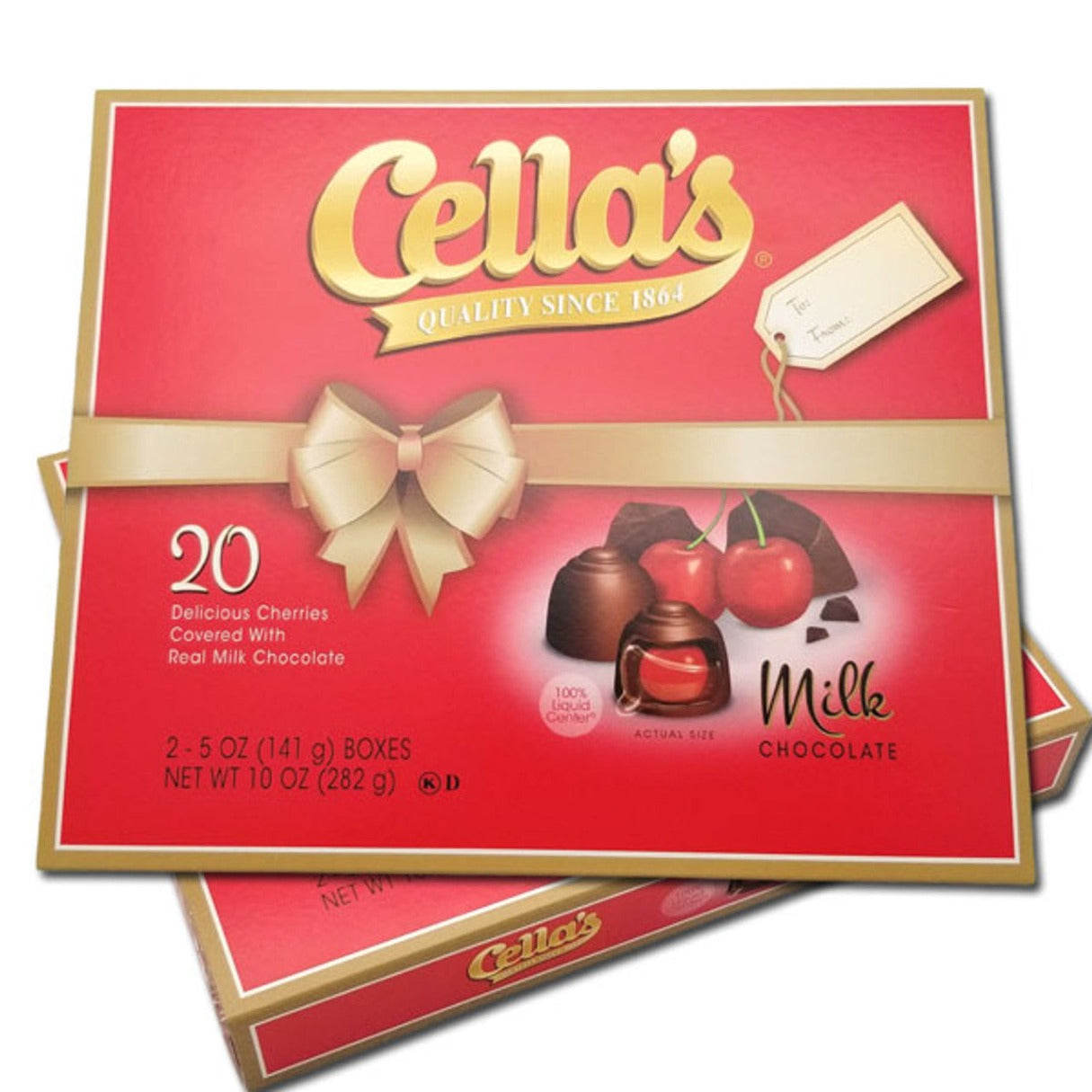 Cella's Milk Chocolate Cherries Gift Box 10oz - 12ct – I Got Your Candy