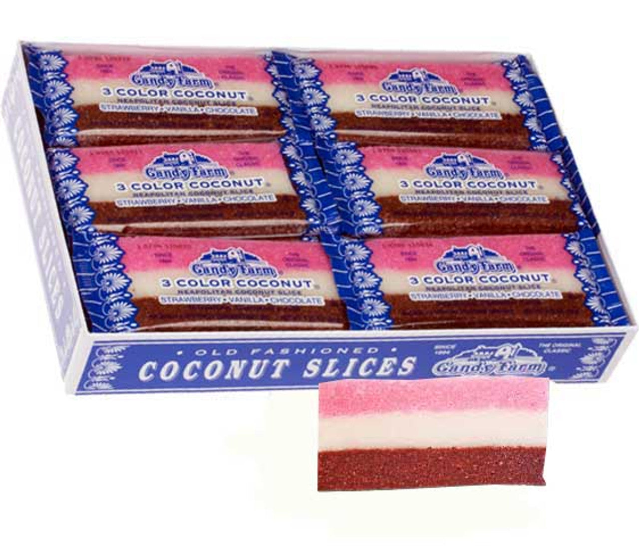 Candy Farm Coconut Slices Original 1.65oz - 24ct – I Got Your Candy