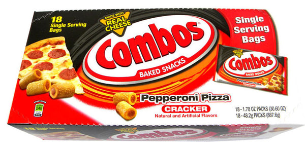 Combos Pepperoni Pizza 1.7oz - 18ct – I Got Your Candy