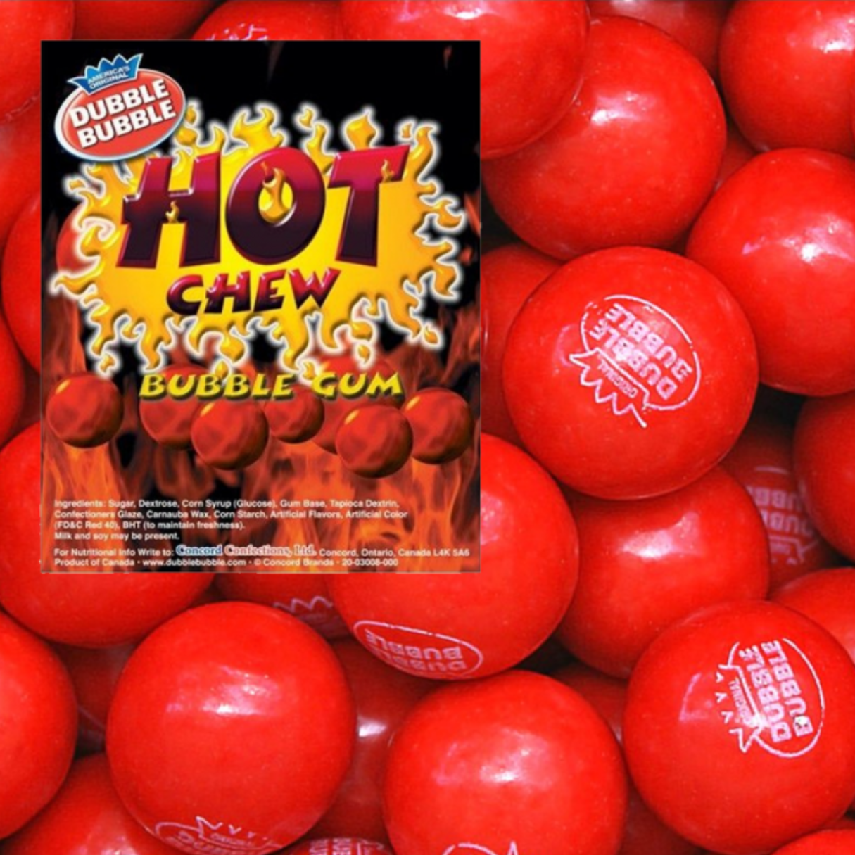 Dubble Bubble Hot Cinnamon Gumballs Bulk 17.24lb - 850ct – I Got Your Candy