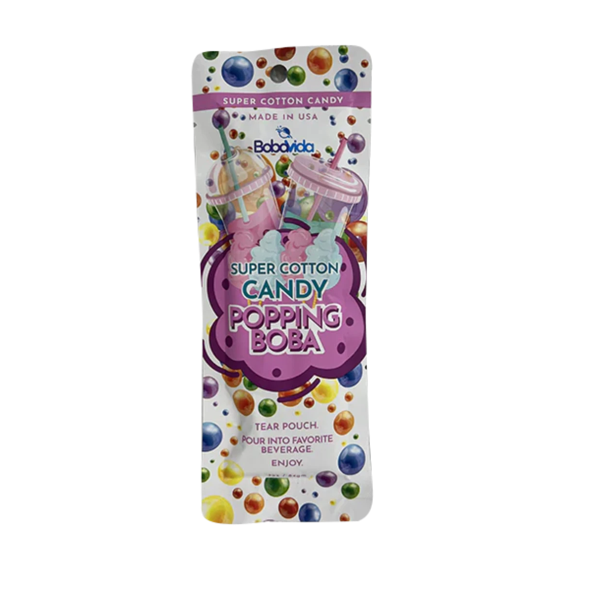 BobaVida Popping Boba Super Cotton Candy 3oz - 10ct – I Got Your Candy