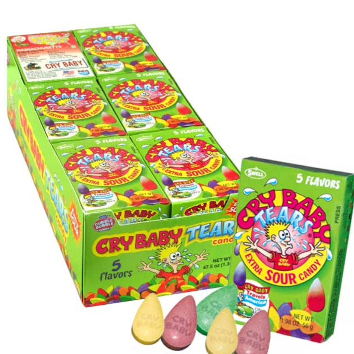 Cry Baby Tears Sour Candy 1.98oz - 24ct – I Got Your Candy