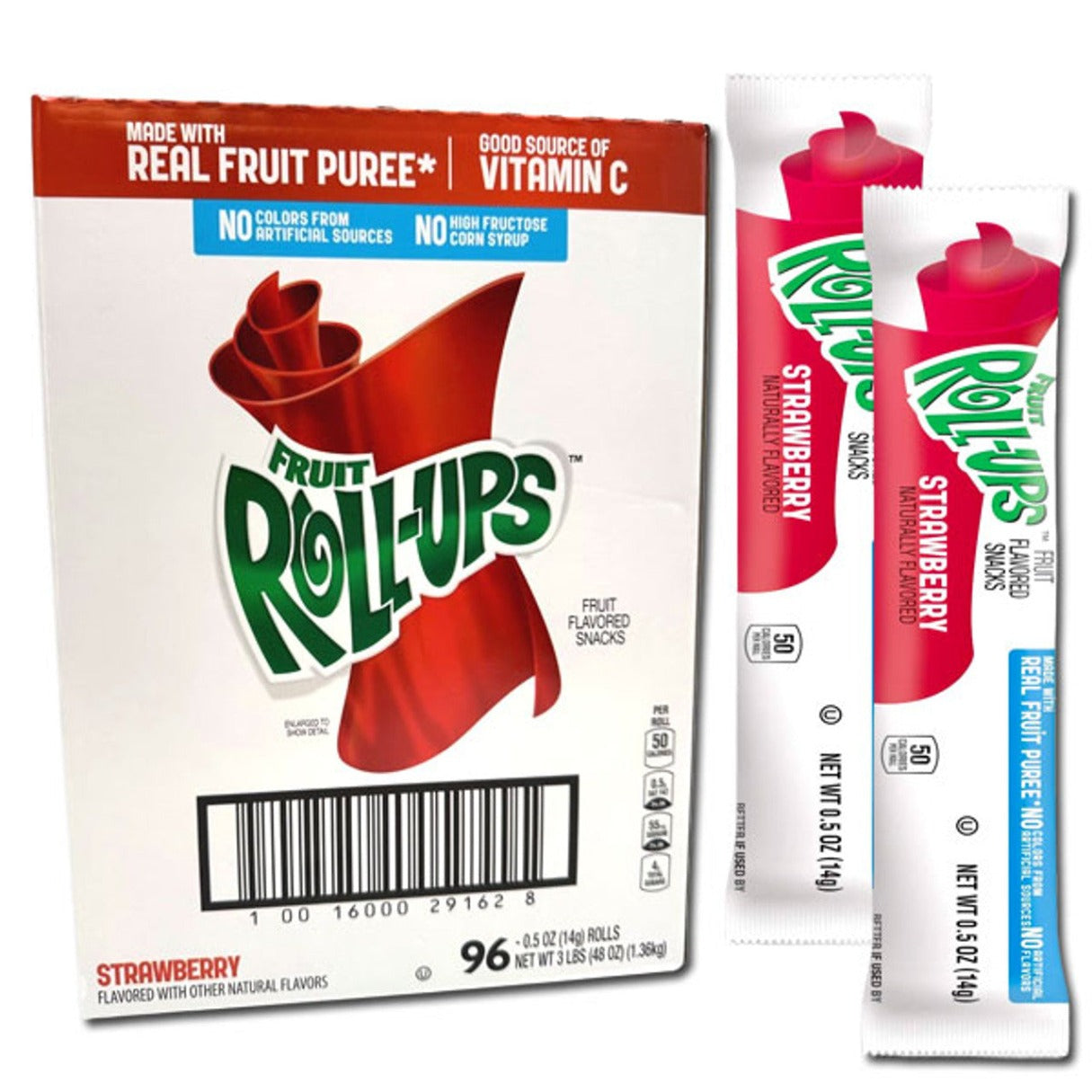 Fruit Roll-Ups Strawberry 0.5oz - 96ct – I Got Your Candy