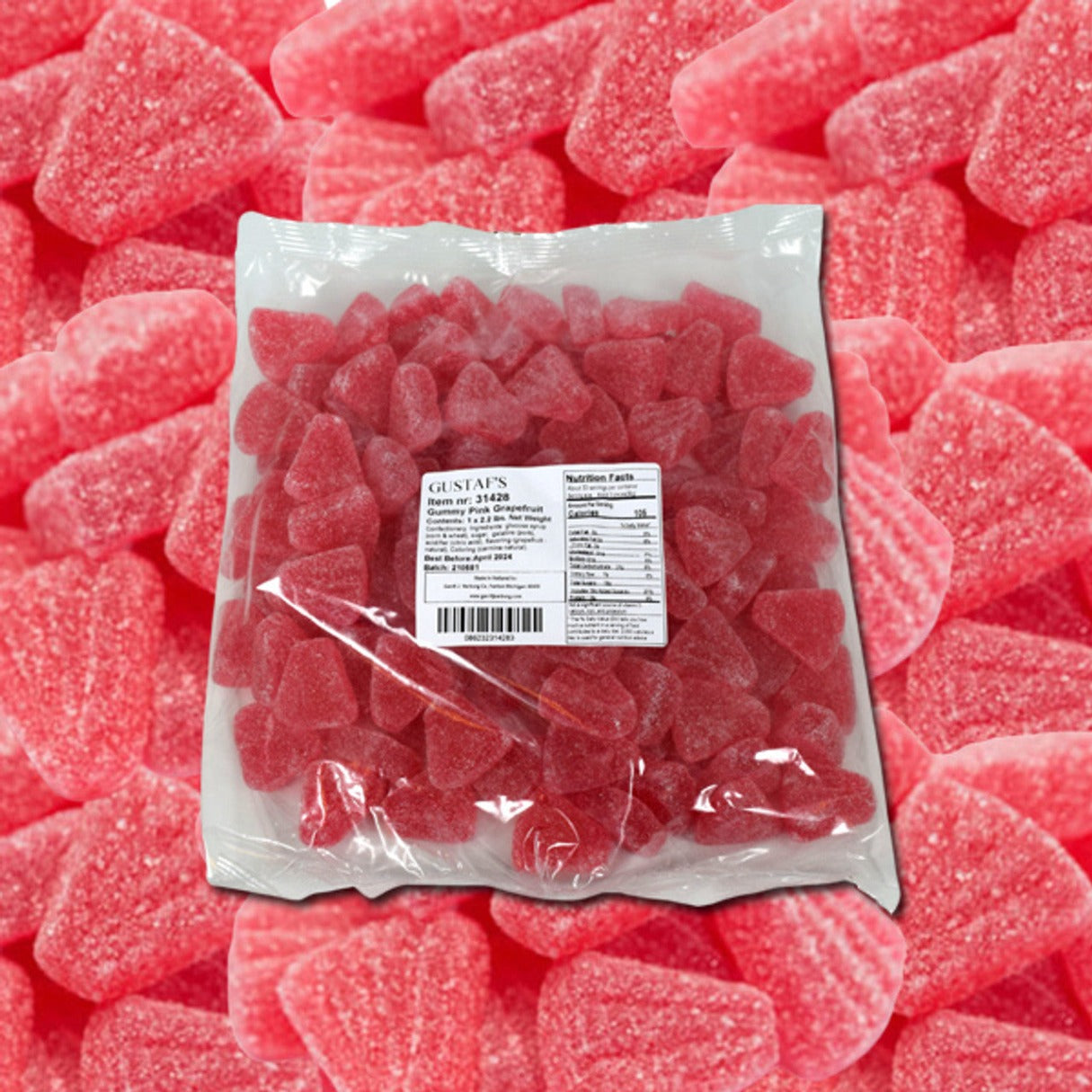 Gustaf's Gummi Pink Grapefruit Bag 2.2lb – I Got Your Candy