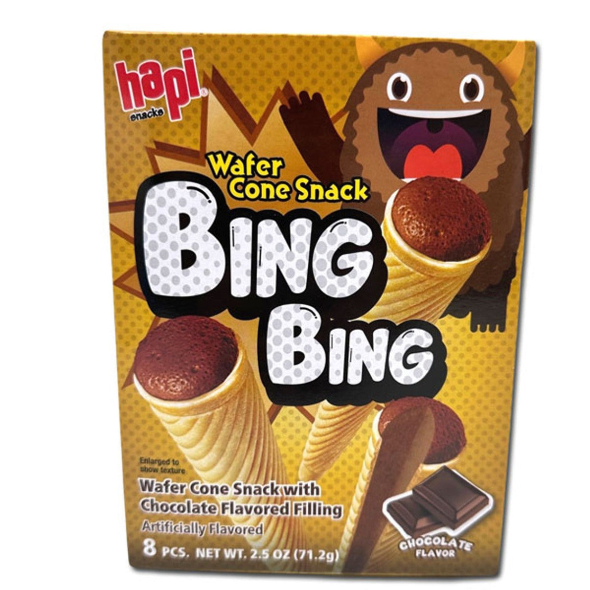 Hapi Bing Bing Cone Chocolate 1/BOX – I Got Your Candy