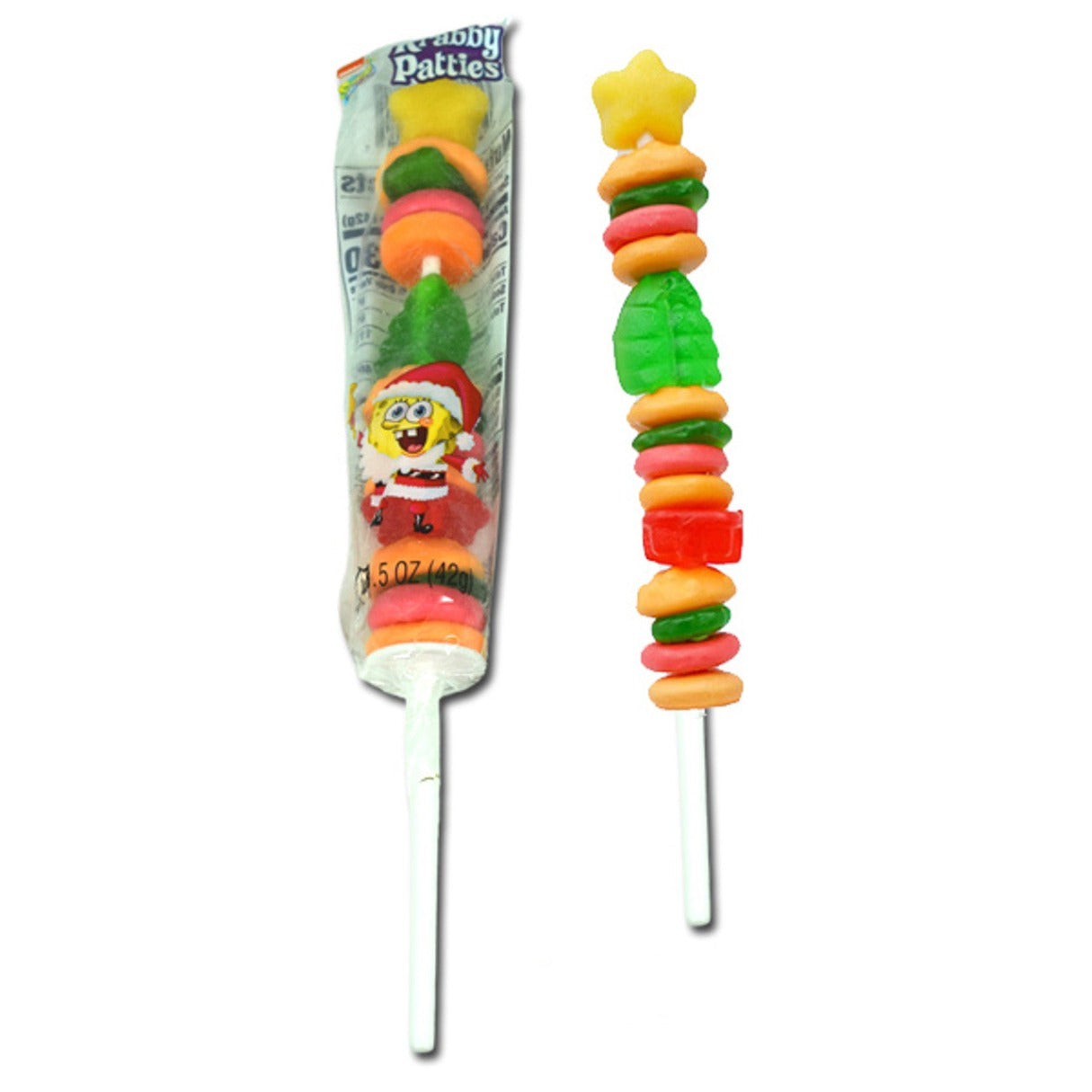 Krabby Patty Gummi Kabob 1.5oz - 12ct – I Got Your Candy