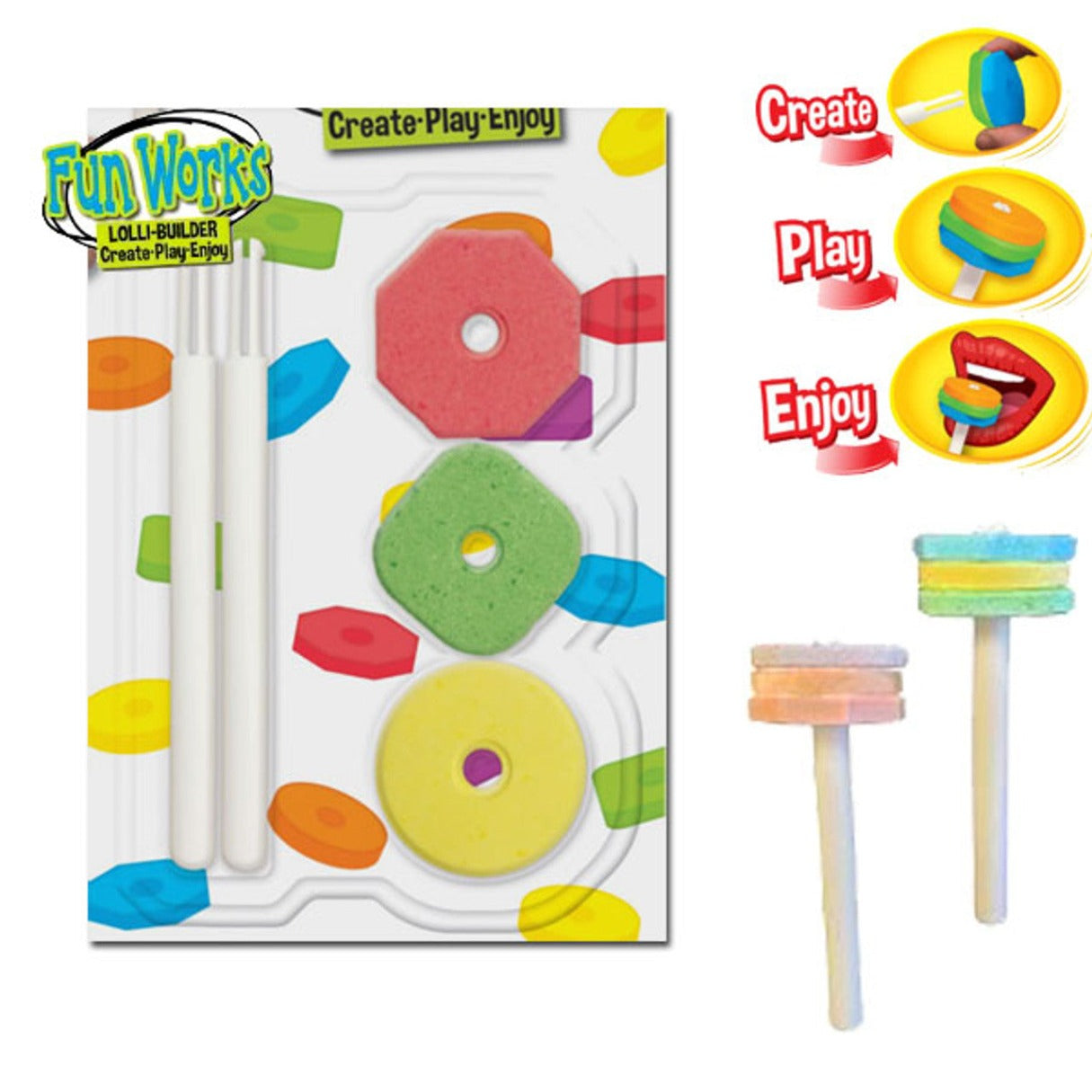 Fun Works Lollipop Builder Kit 1.9oz - 12ct – I Got Your Candy