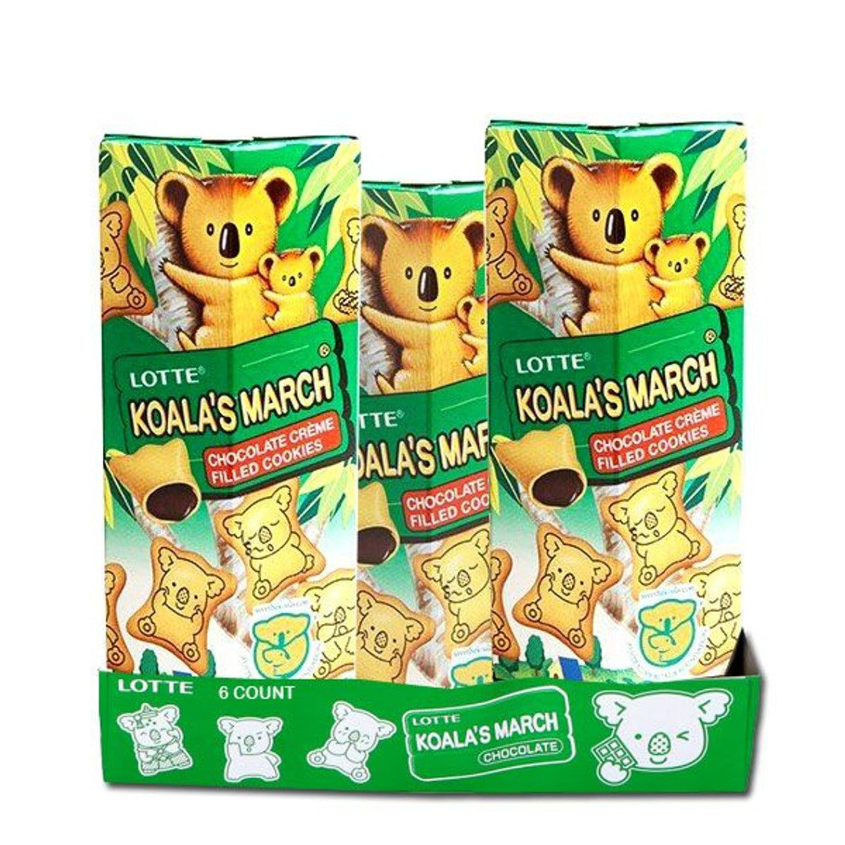 Lotte Koalas Cookies Chocolate 1.45oz - 6ct – I Got Your Candy