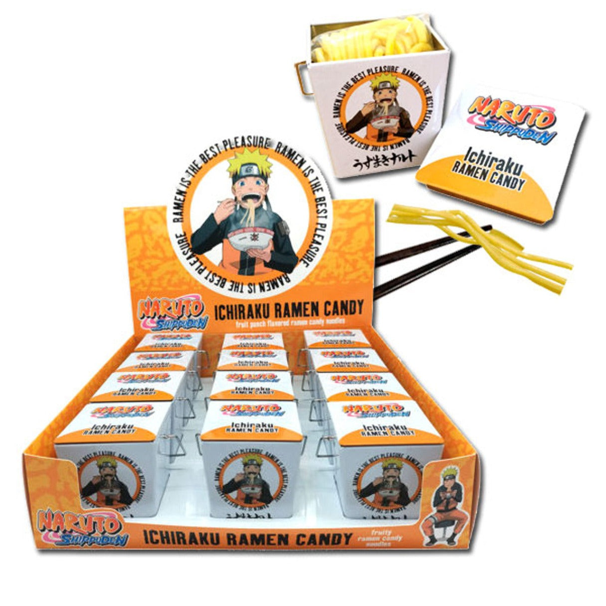 Boston America Naruto Shippuden Ramen Noodles Candy 1oz - 12ct – I Got ...