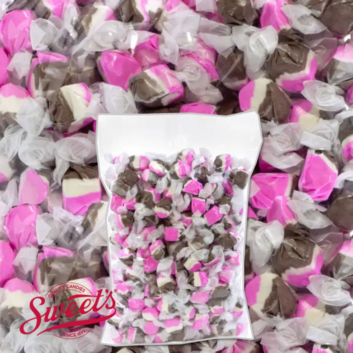 Sweet's Salt Water Taffy Neapolitan Bag 3lb - 1ct – I Got Your Candy