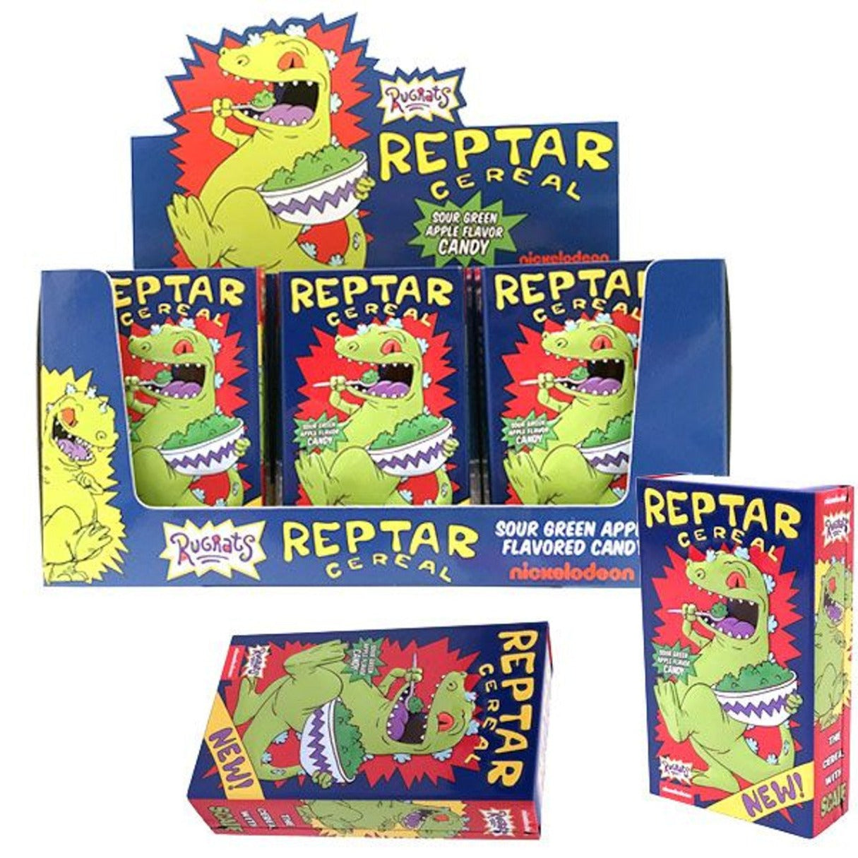 Boston America Nickelodeon Reptar Cereal Candy in Tins 1.2oz - 12ct – I ...