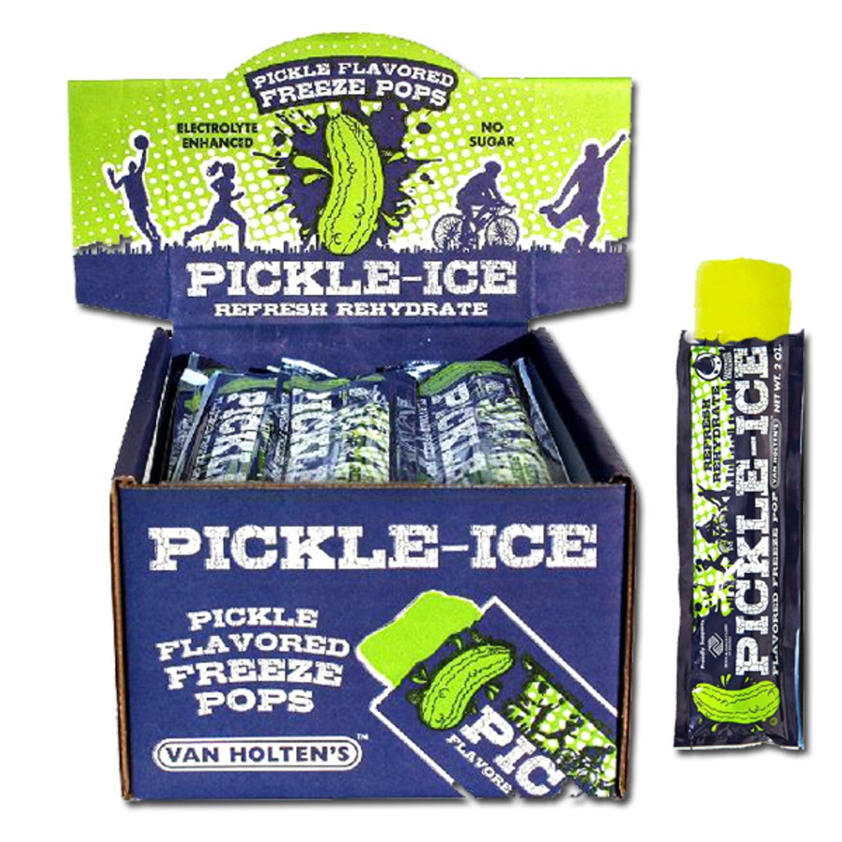 Van Holten's Pickle Freeze Pops 2oz - 24ct – I Got Your Candy