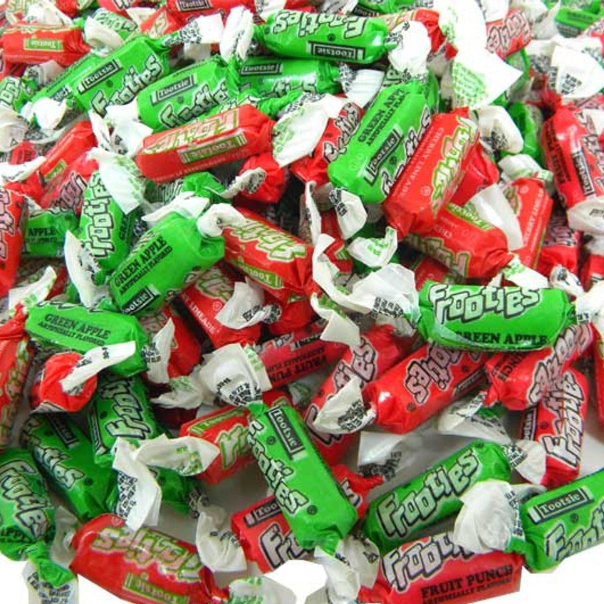 Red & Green Tootsie Frooties bag 20oz - 12ct – I Got Your Candy