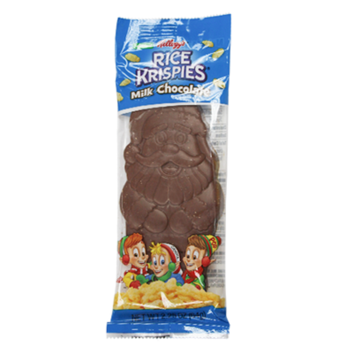 Rice Krispies Milk Chocolate Santa 2.25 oz - 12ct – I Got Your Candy