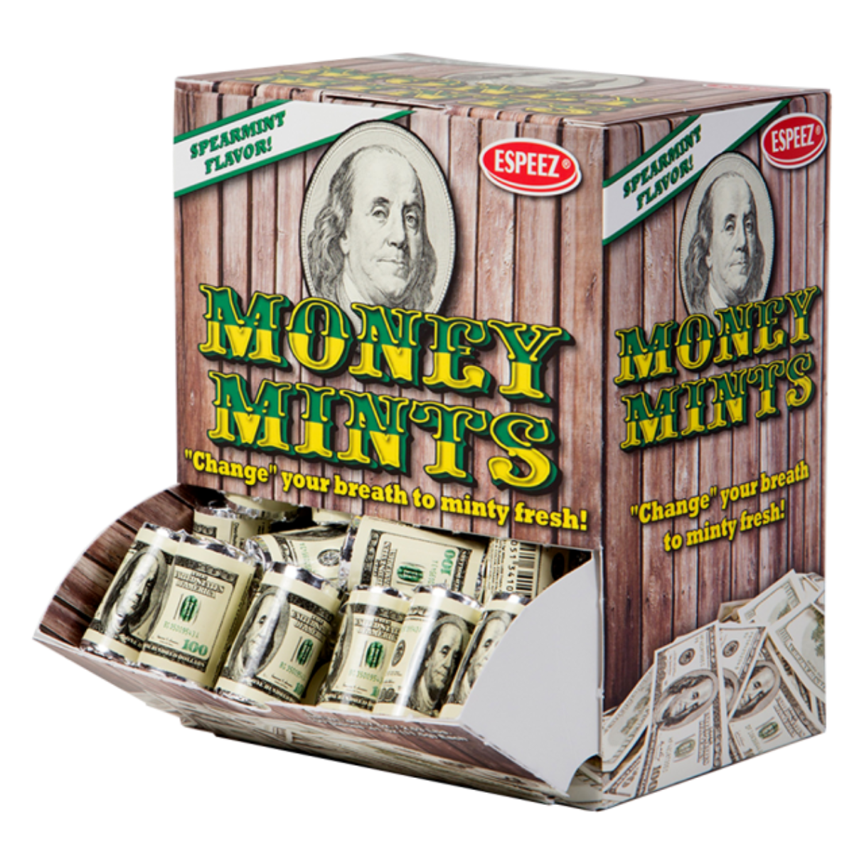 Espeez Money Mints Rolls Display - 600ct – I Got Your Candy