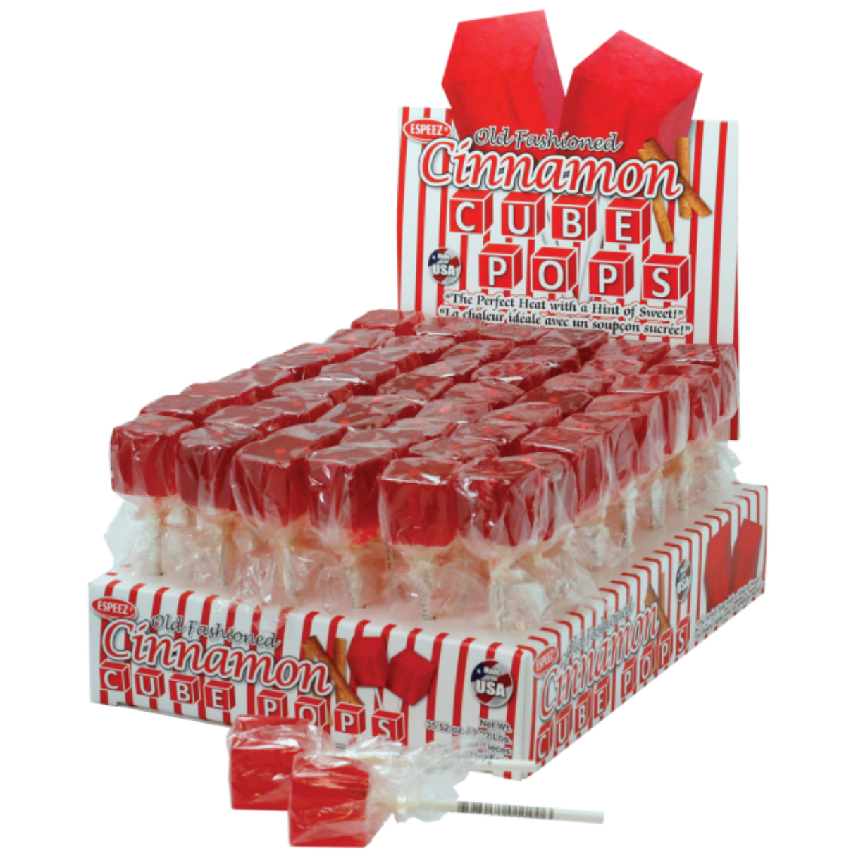Espeez Cinnamon Cube Pops Display Box - 576ct – I Got Your Candy
