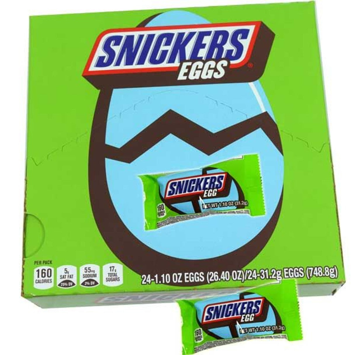 Snicker's Egg Candy Bar 1.10oz - 24ct – I Got Your Candy