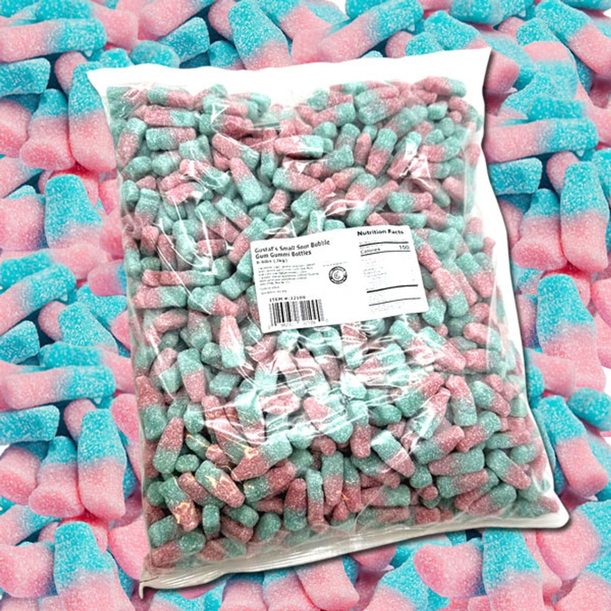 Gustaf's Gummi Sour Bubble Gum Bottles - 6.6lb – I Got Your Candy