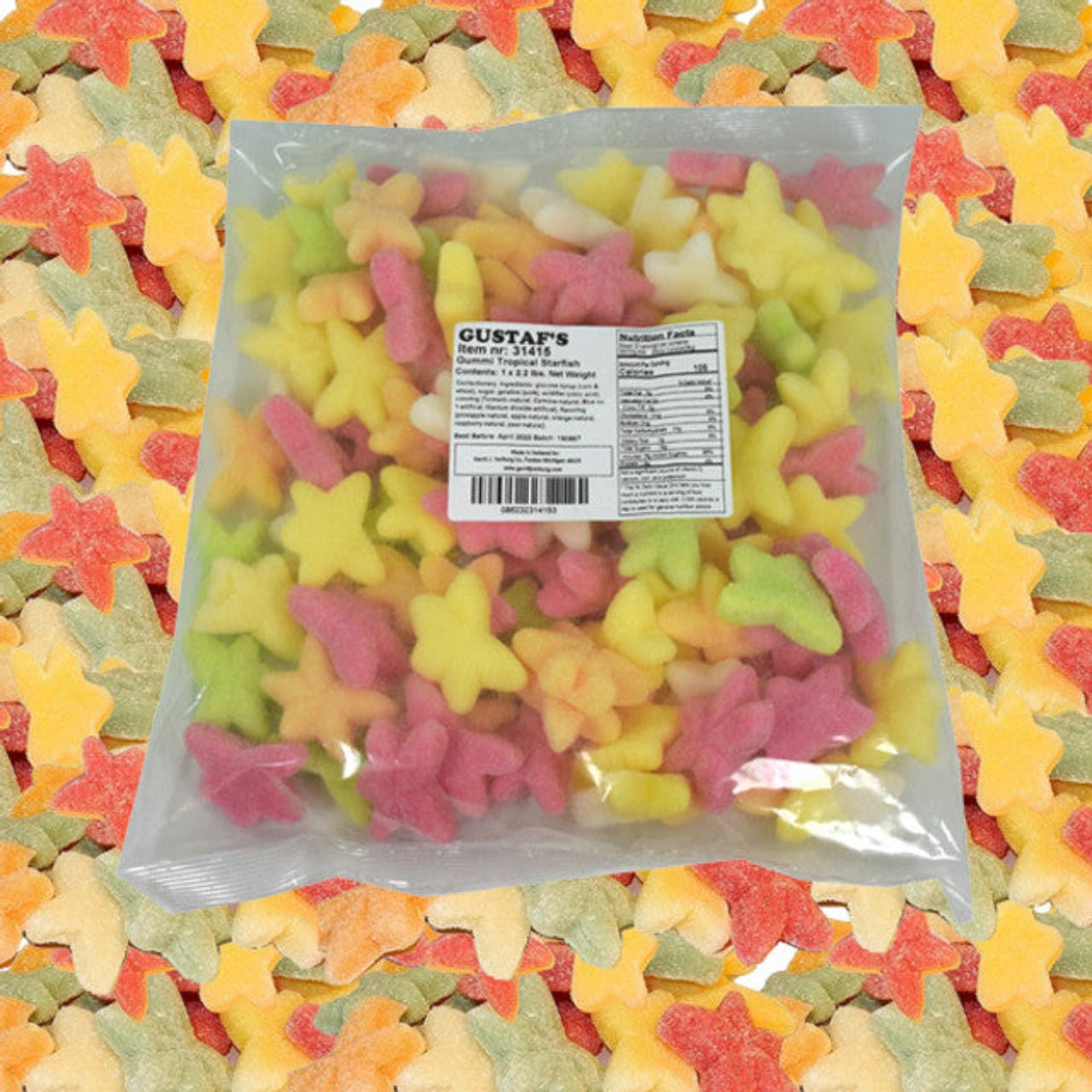 Gustaf's Gummi Tropical Starfish - 2.2lbs – I Got Your Candy