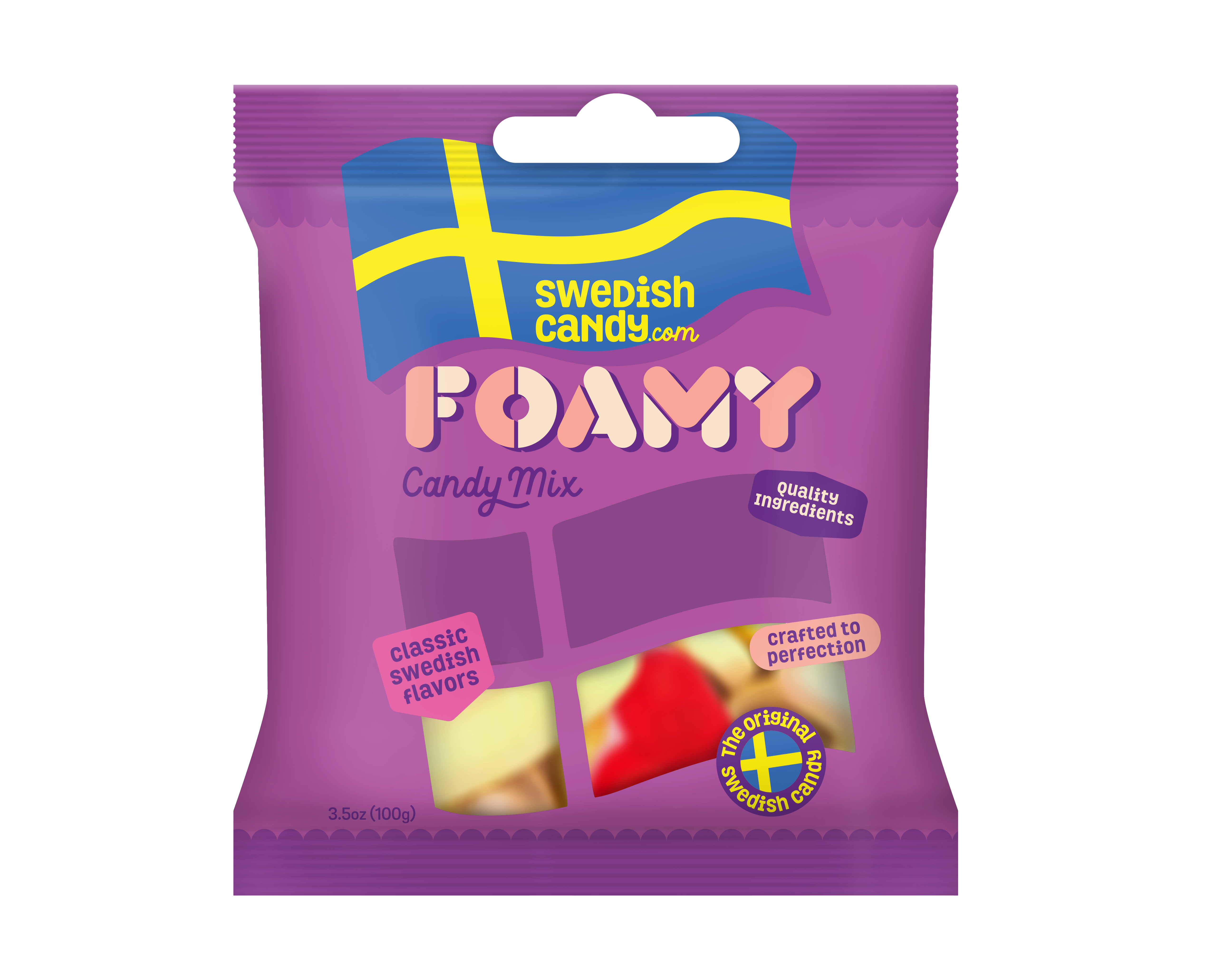 Swedishcandy.com Foamy 3.5oz - 8ct – I Got Your Candy