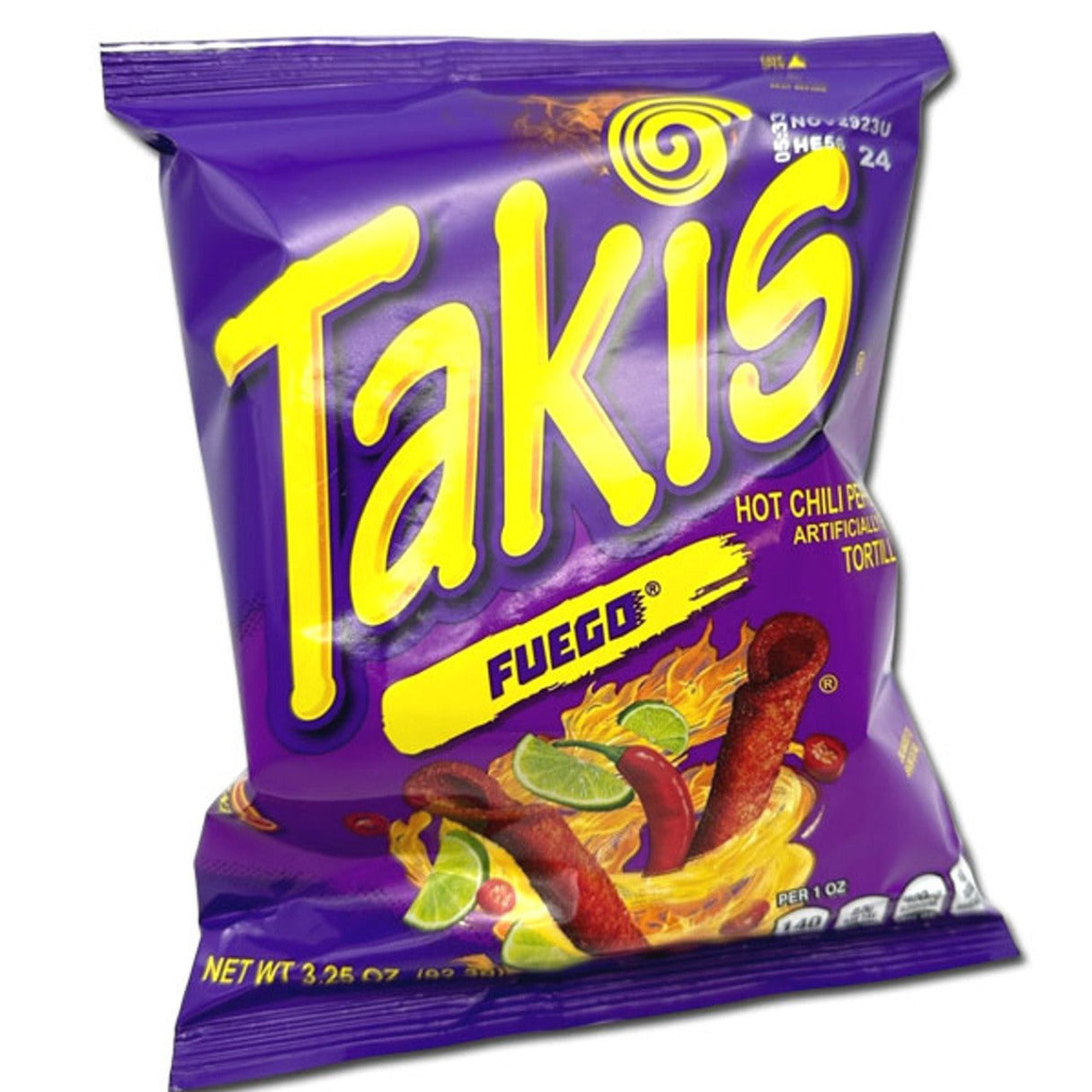 Takis Fuego Tortilla Chips 3.25oz - 20ct – I Got Your Candy
