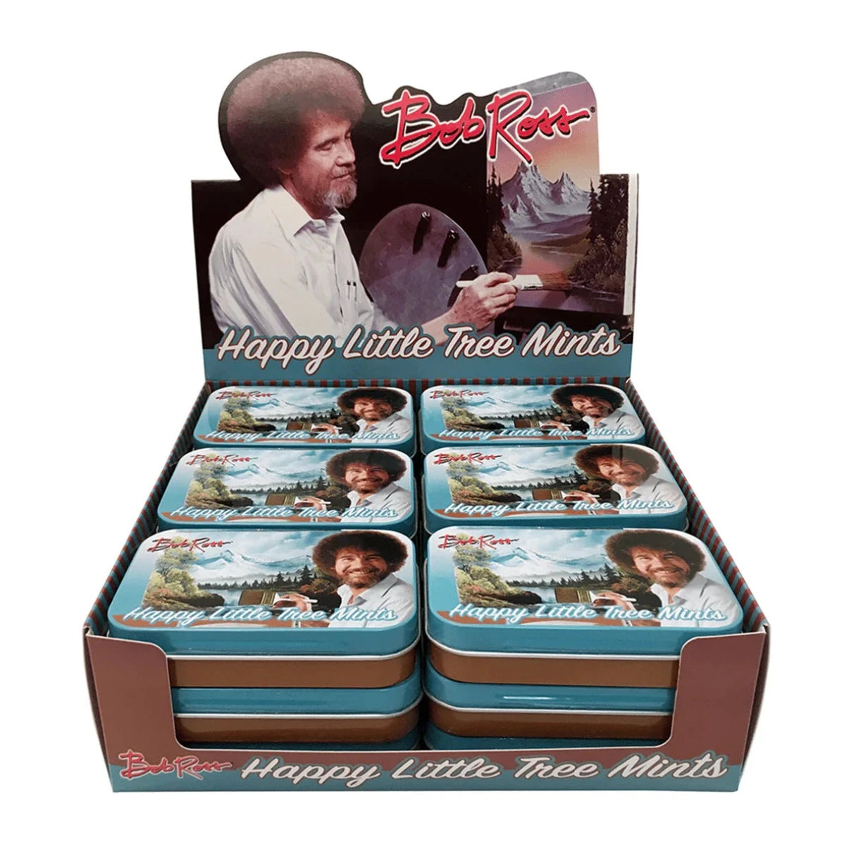 Boston America Bob Ross Happy Tree Mints 1.5oz - 18ct – I Got Your Candy