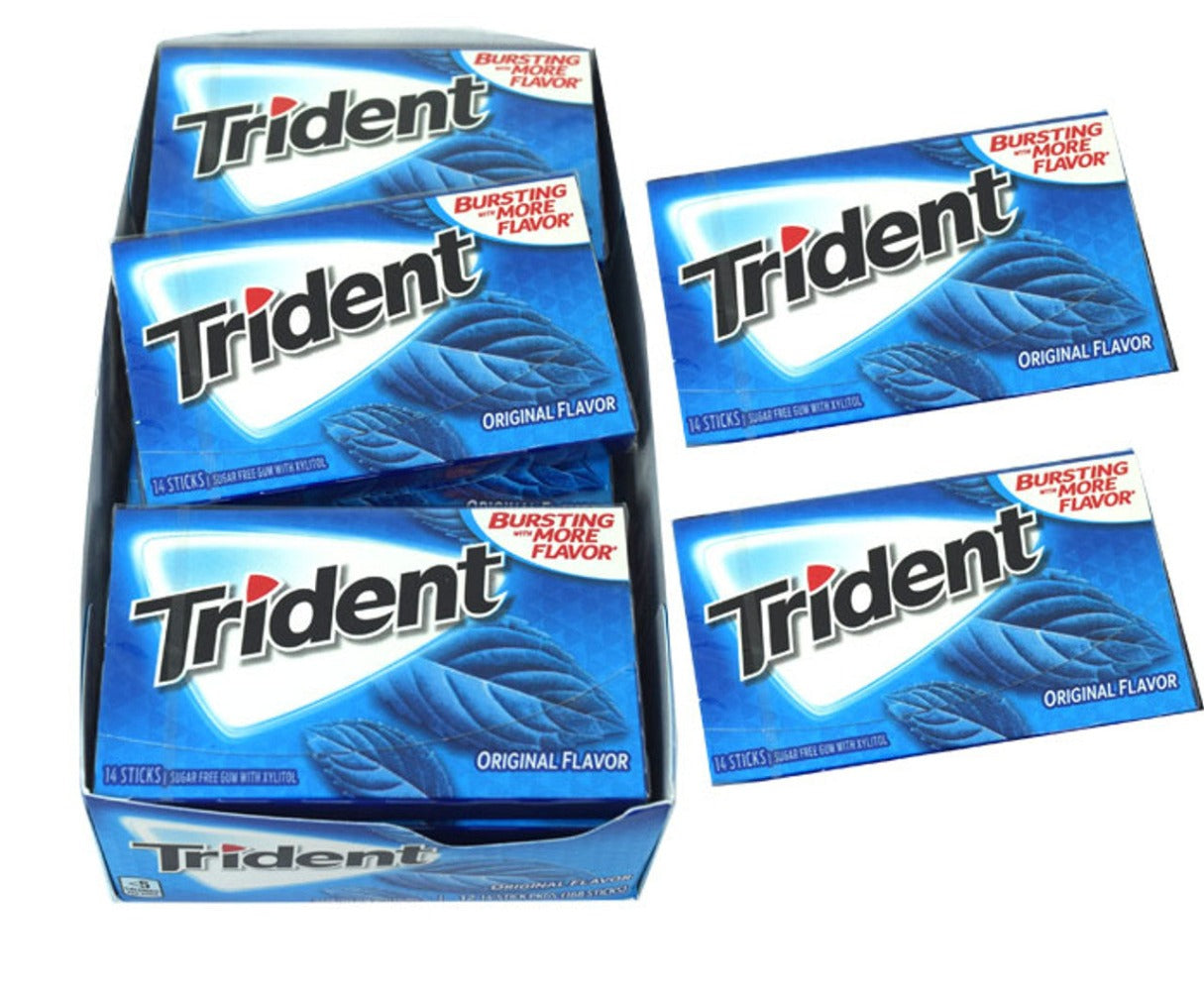 Trident Sugar Free Original Gum - 12ct – I Got Your Candy