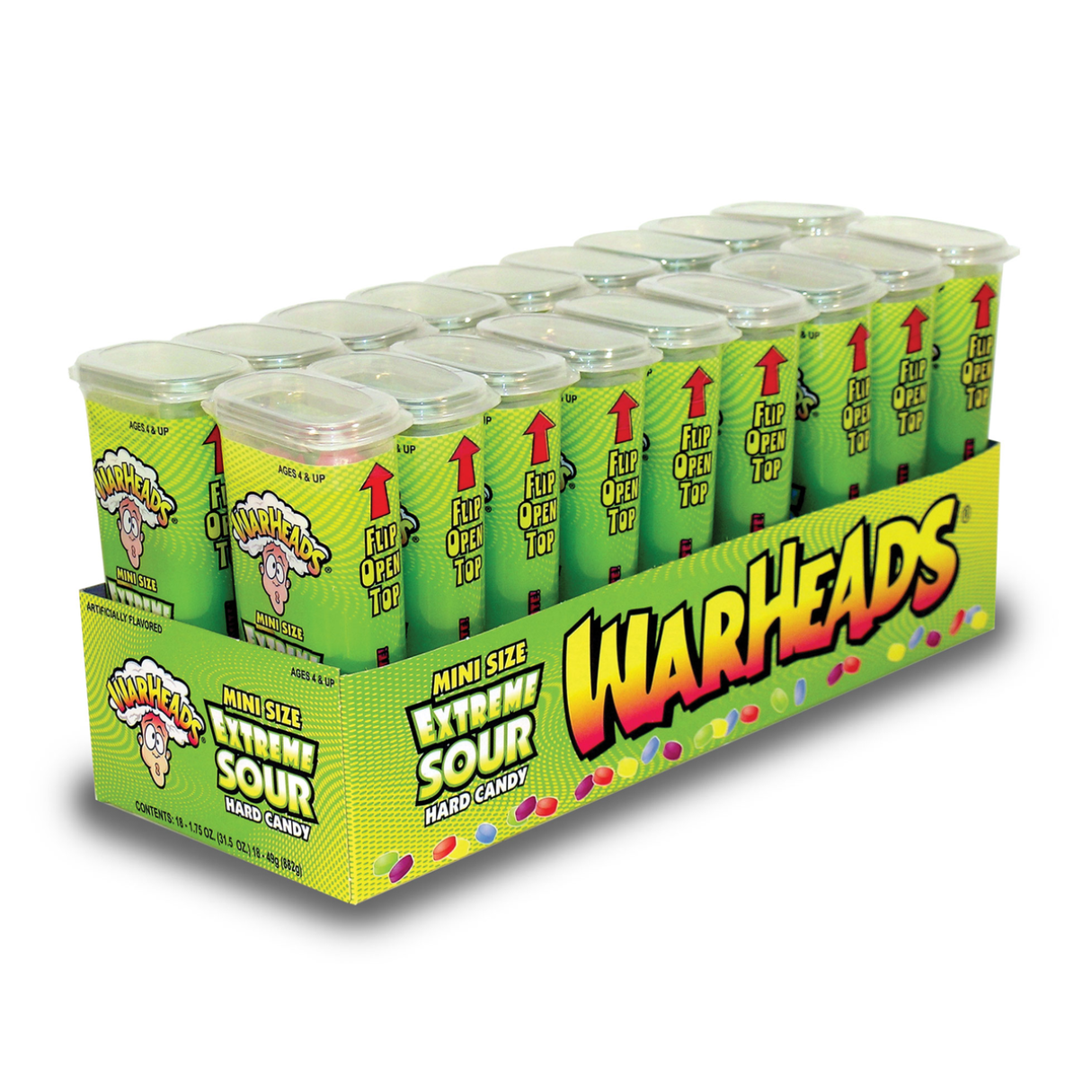 Warheads Extreme Sour Mini's 1.75oz - 18ct – I Got Your Candy