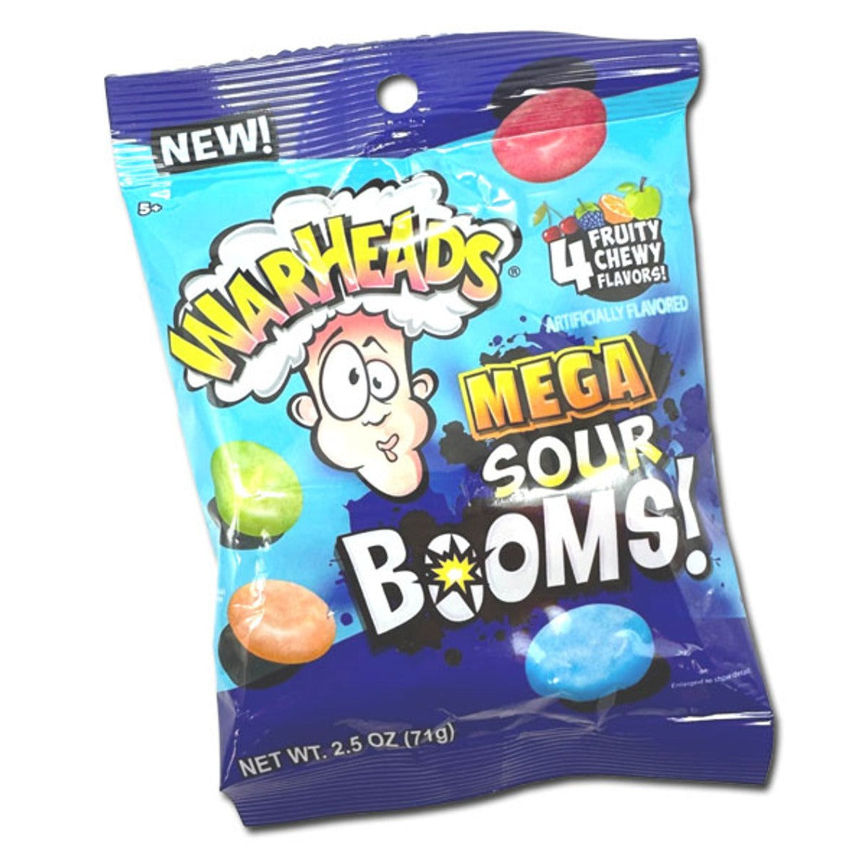Warheads Mega Sour Booms! 2.5oz - 12ct – I Got Your Candy