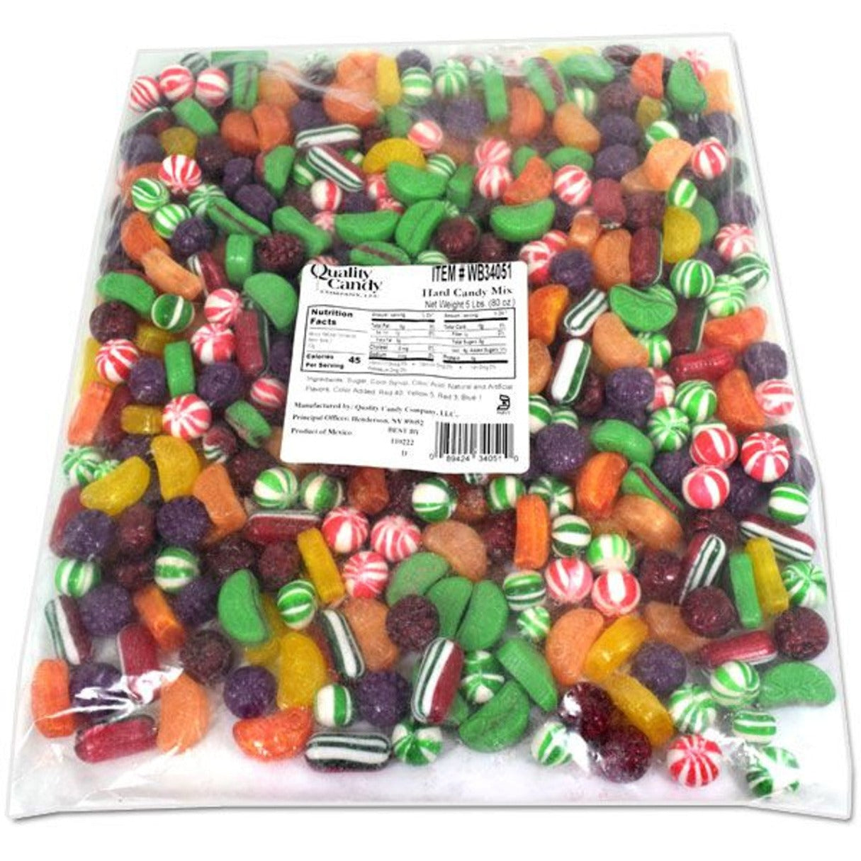 Washburn Hard Candy Bulk Bag - 5lb – I Got Your Candy