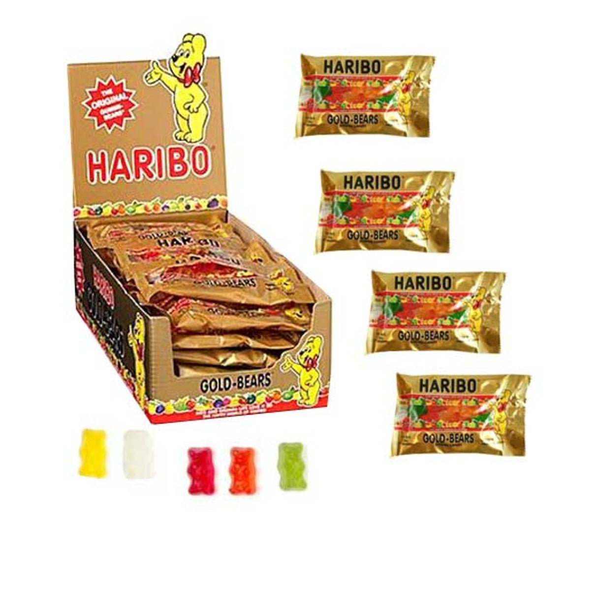 Haribo Gummy Bears 2oz - 24ct – I Got Your Candy