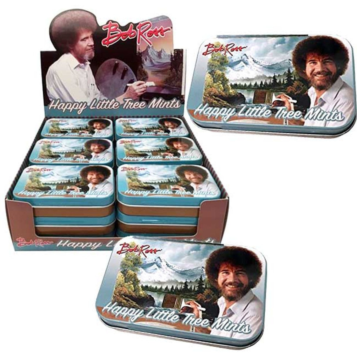 Bob Ross Happy Tree Mints 1.5oz - 18ct – I Got Your Candy
