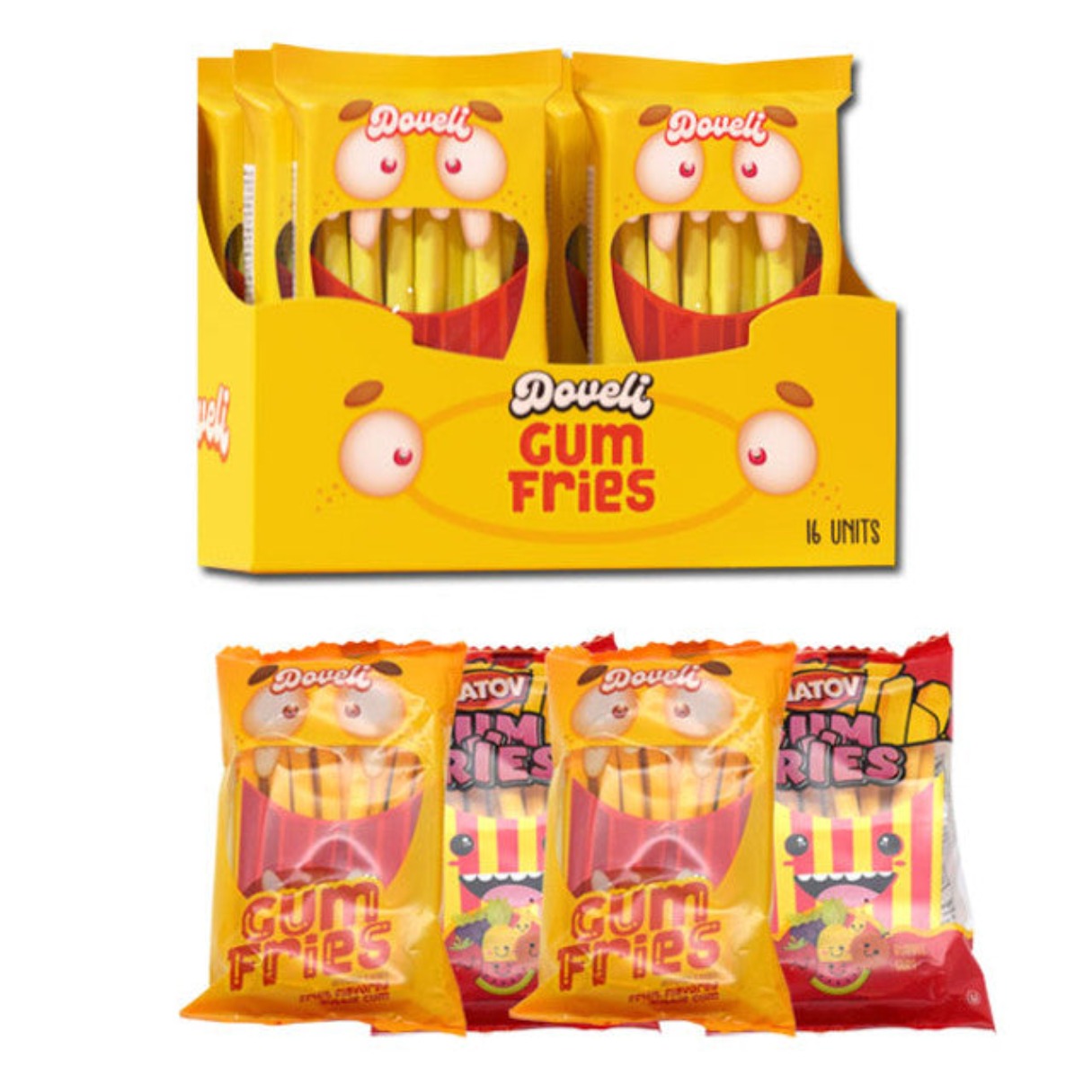 Doveli Gum Fries 2.1oz - 16ct – I Got Your Candy