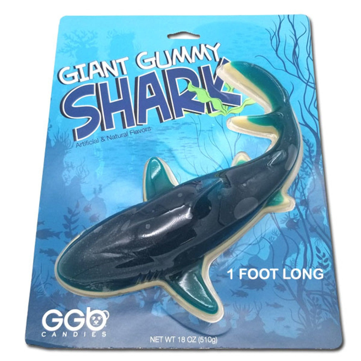 Giant Gummy Shark 18oz 8/Box – I Got Your Candy