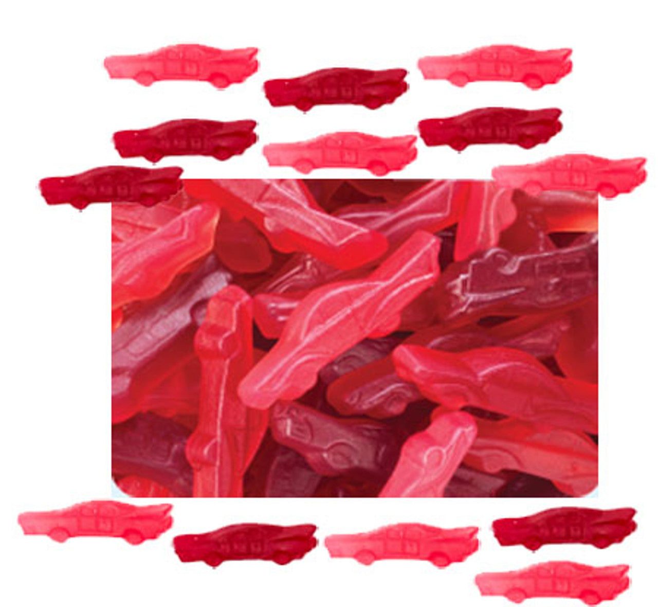 Gummy Pink Cadillacs 2.2lb Bulk Bag – I Got Your Candy