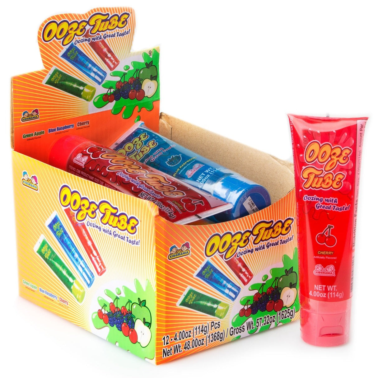 Kidsmania Ooze Tubes 4oz - 12ct – I Got Your Candy