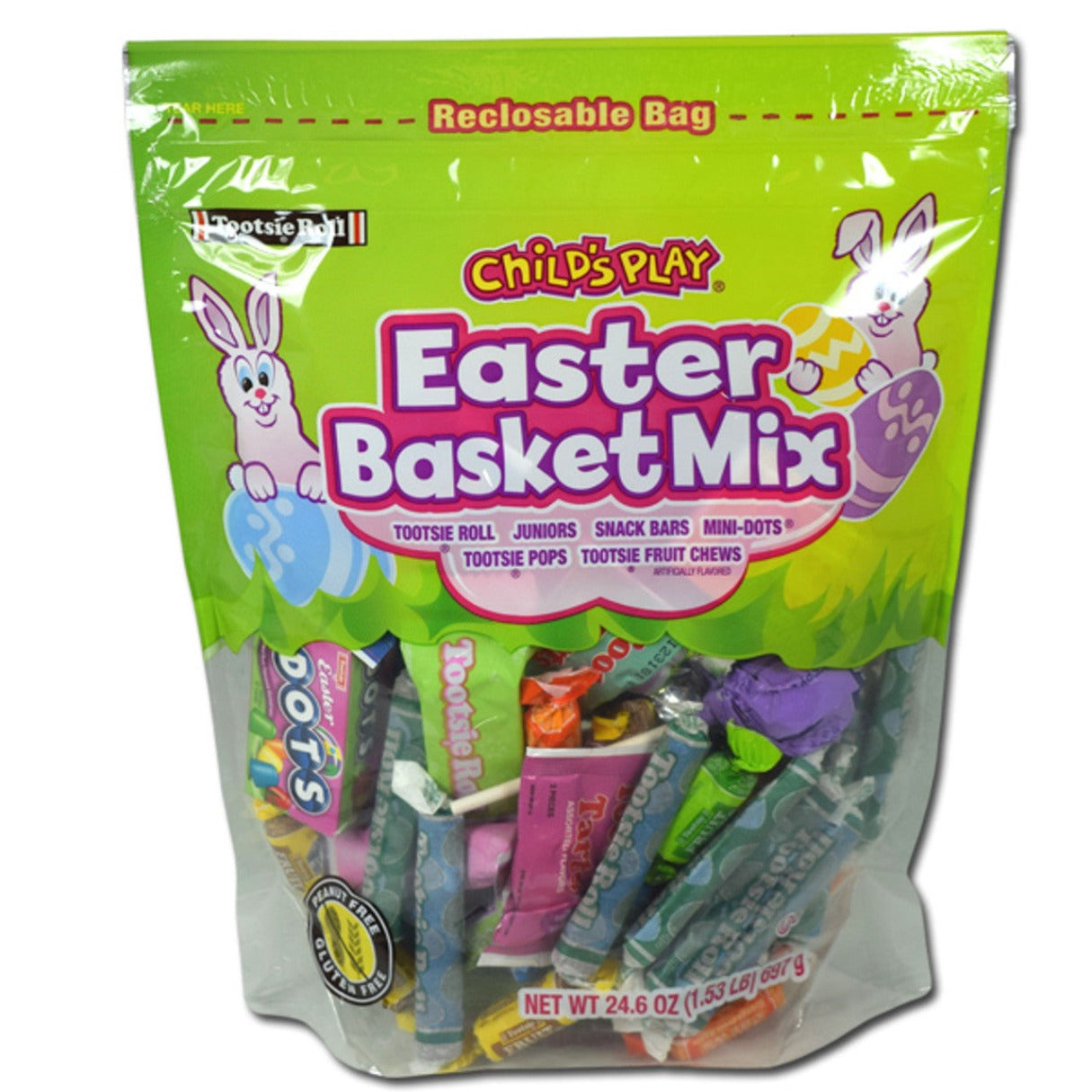 Tootsie Easter Childs Play Basket Mix 24.6oz - 6ct – I Got Your Candy