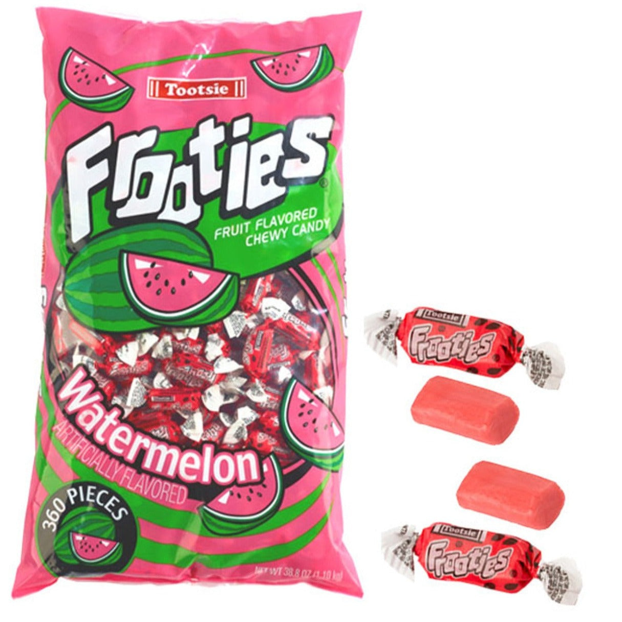 Tootsie Frooties Watermelon-38.8oz 360ct – I Got Your Candy